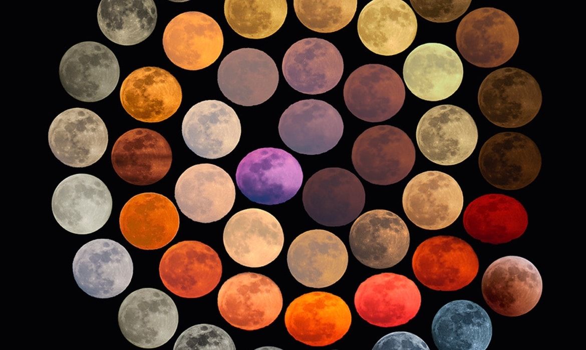 Marcella Pace a passé 10 années à capturer 48 superbes couleurs de la lune