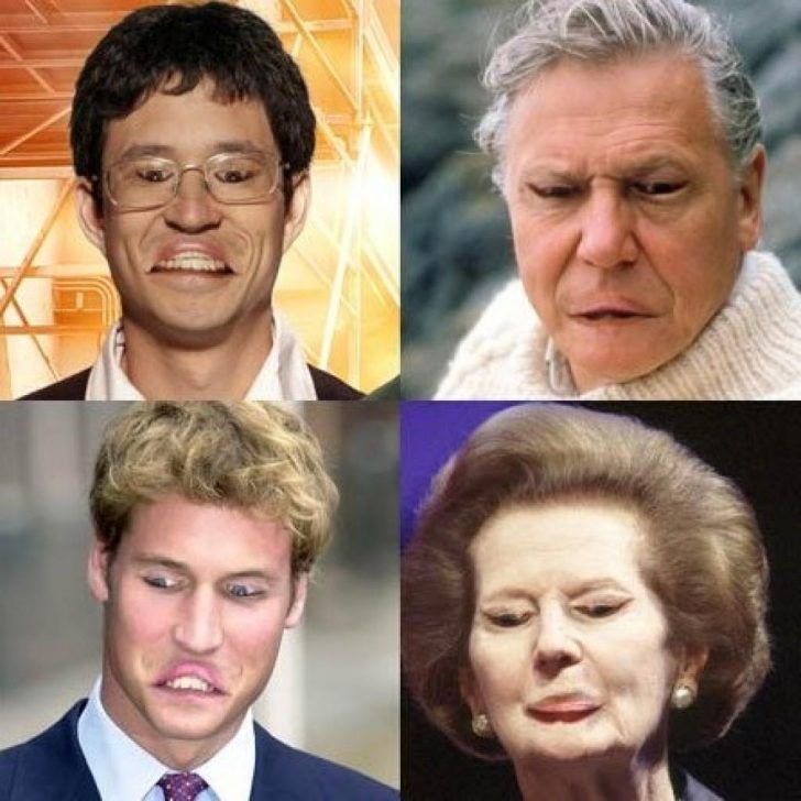Effet Thatcher: essayez de retourner les images, vous serez surpris