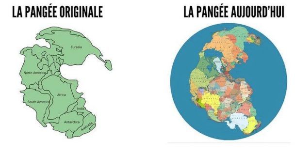 Une carte révèle où les pays modernes seraient situés si le ...