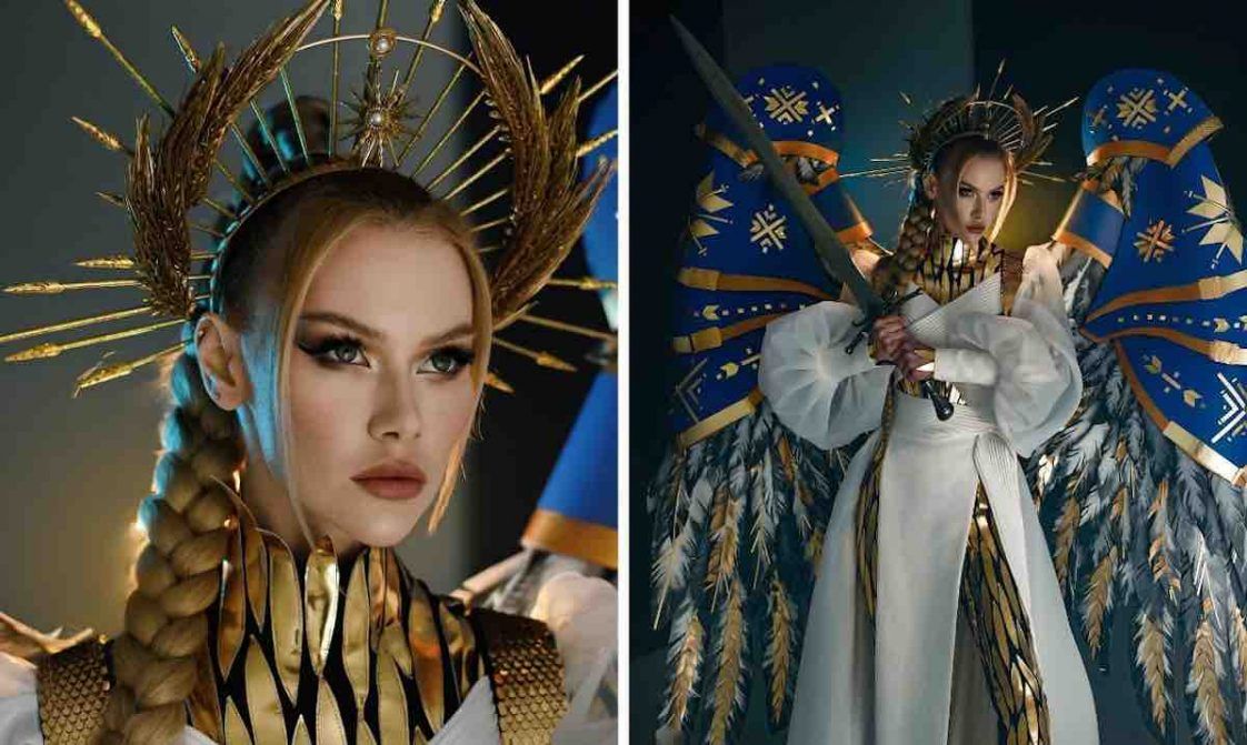 Miss Ukraine dévoile un incroyable costume de "guerrière de lumière ...